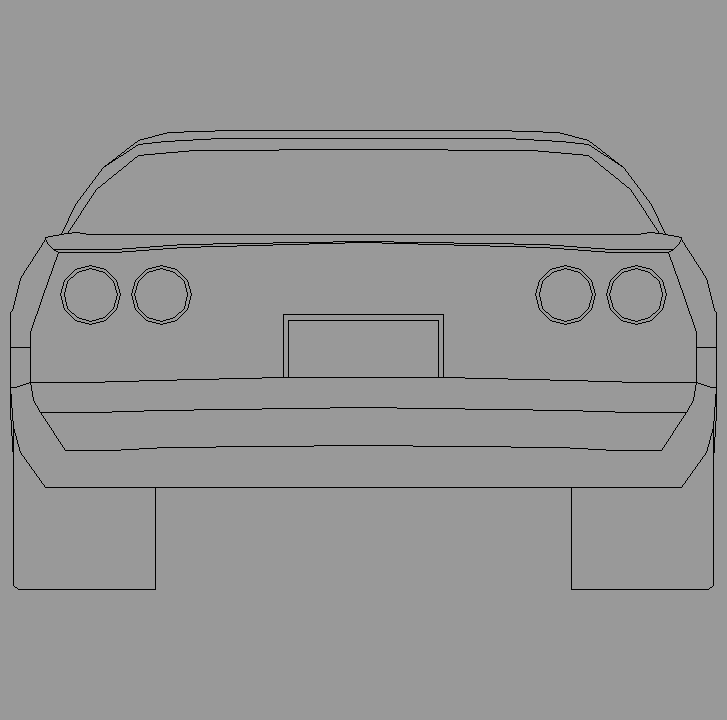 Cad-Projects - Biblioteca Bloques Autocad - Coche Corvette Bibliot. 2D ...