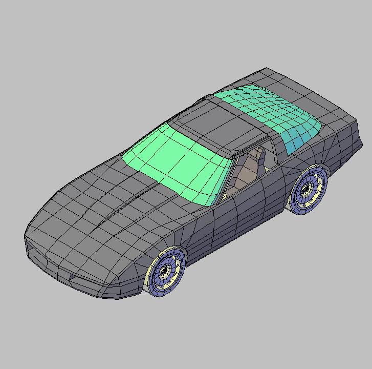 Cad-Projects - Biblioteca Bloques Autocad - Coche Corvette Bibliot. 2D ...